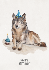 Wolf Card – greenfoxillustration